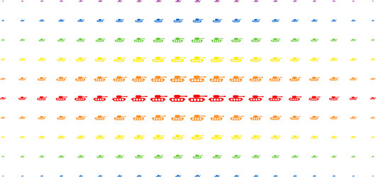 Military tank shape halftone array Royalty Free Vector Image