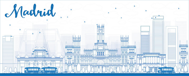 Madrid Skyline Vector Images (over 480)