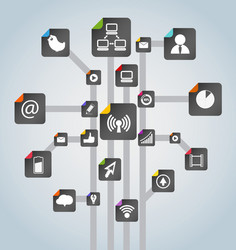 App icons border Royalty Free Vector Image - VectorStock