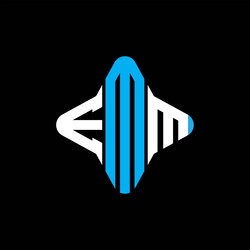 Emm letter logo creative design with graphic Vector Image