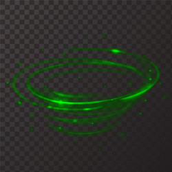Green Circle With Lines Logo