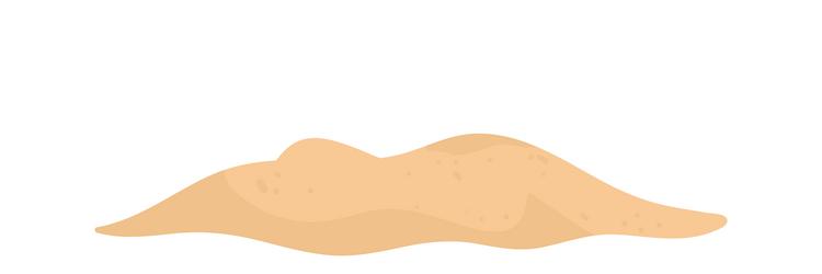 Pile of sand Royalty Free Vector Image - VectorStock