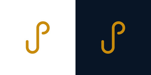 Simple and modern up logo design 3 Royalty Free Vector Image