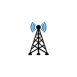 Network tower icon Royalty Free Vector Image - VectorStock