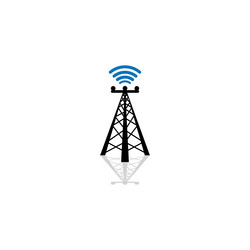 Network tower icon Royalty Free Vector Image - VectorStock