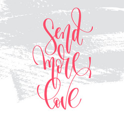I love you - hand lettering romantic quote Vector Image