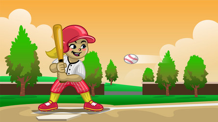 Baseball Field Cartoon Vector Images (over 1,600)