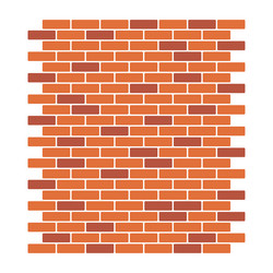 Continuous brick pattern background beautiful Vector Image