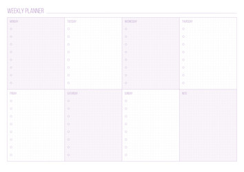 Weekly planner cute purple organizer template flat