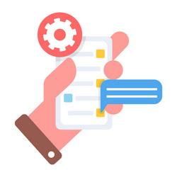 App configuration Royalty Free Vector Image - VectorStock