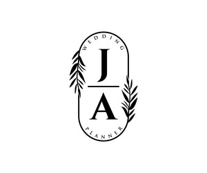 Ja Monogram Vector Images (over 1,800)