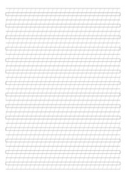 55 degree guide sheets calligraphy paper Vector Image