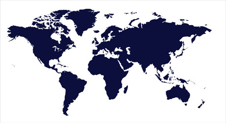 Map of asia with flags Royalty Free Vector Image