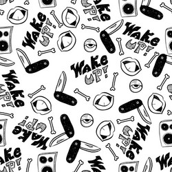 Lettering Gangster Doodle Vector Images (50)