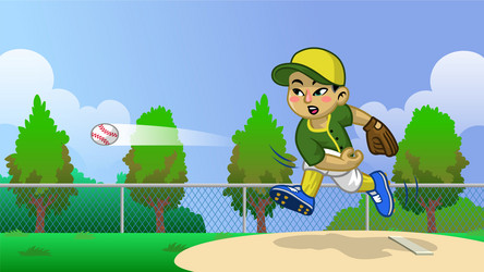 Baseball Field Cartoon Vector Images (over 1,600)