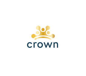 Sun in a golden crown Royalty Free Vector Image