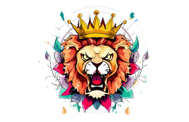 Angry Lion Crown Vector Images (over 150)