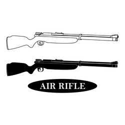Air rifle icon Royalty Free Vector Image - VectorStock