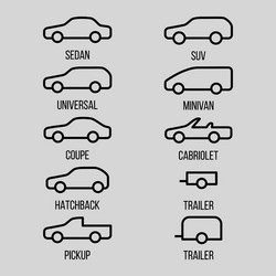 Different types of transport Royalty Free Vector Image
