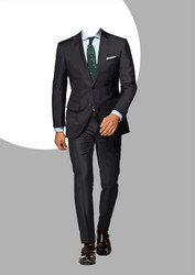 Abstract handsome man without face 3d Royalty Free Vector