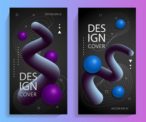 Beautiful banner creative background fluid loop Vector Image