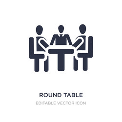 Round Table Discussion Icon Vector Images (over 580)