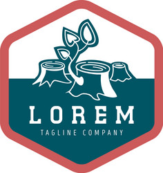 Cut down trees Royalty Free Vector Image - VectorStock