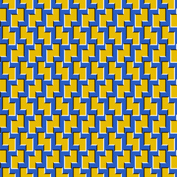 Optical illusion seamless pattern moving Vector Image