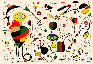 Painter Abstract Miro Vector Images (62)
