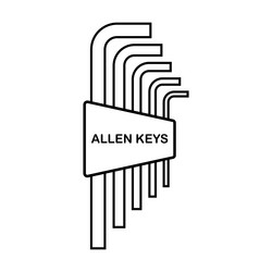 Allen keys icon Royalty Free Vector Image - VectorStock