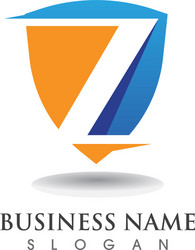 Security guard logo design shield template Vector Image