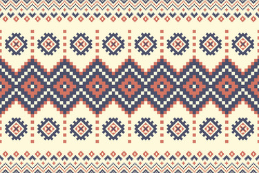 Aztec kilim geometric border pattern Royalty Free Vector