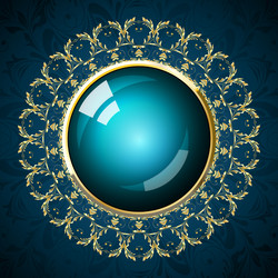 Golden frame Royalty Free Vector Image - VectorStock