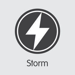 Winter storm season glyph icon Royalty Free Vector Image
