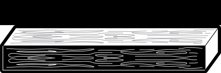 Wooden beam Royalty Free Vector Image - VectorStock