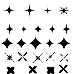 Four Point Star Clipart With No Background