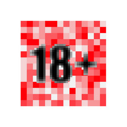 Under 18 sign warning symbol over 18 only Vector Image