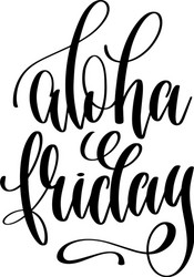 Aloha Friday Vector Images (14)