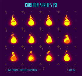 Bonfire Animation Sprites Vector Images (over 110)
