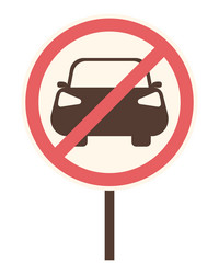 Car dont signal Royalty Free Vector Image - VectorStock