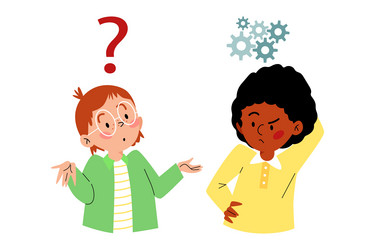 Kids Asking Questions Vector Images (over 580)