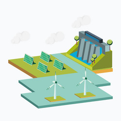 Dam Isometric Vector Images (over 260)