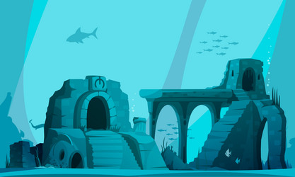 Underwater Ruins Vector Images (over 160)