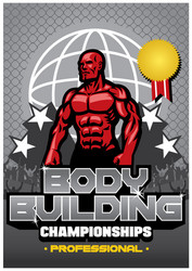 Gym Bodybuilding Poster Vector Images (over 3,300)