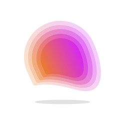 Gradient energy and vibrant shapes Royalty Free Vector Image