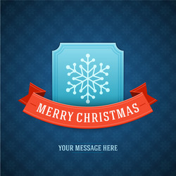 Christmas vintage postcard Royalty Free Vector Image