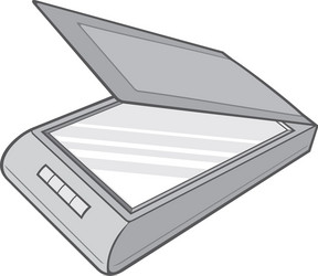 Scanner Royalty Free Vector Image - VectorStock