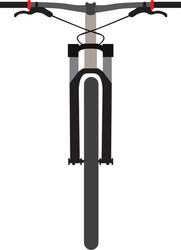 Bike icon front view Royalty Free Vector Image