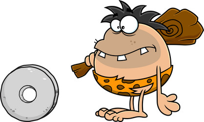 Caveman Wheel Vector Images (over 200)
