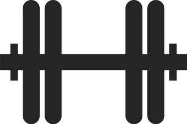 Dumbbell gym graphic icon design template Vector Image